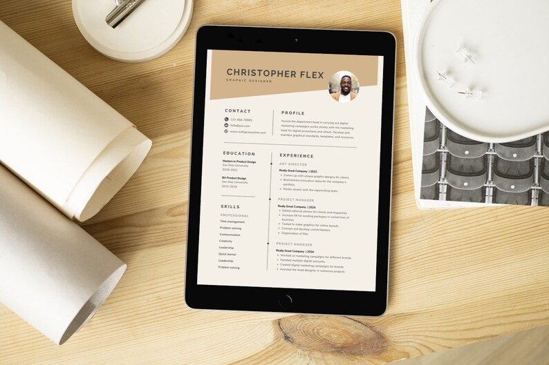 Simplicity in Elegance: Minimalist Resume Template - Etsy