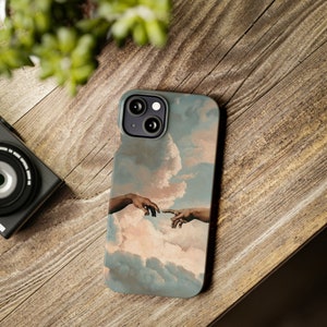 Michelangelo "the Creation of Adam" Phone Case for iPhone 15 14 13 12 ...