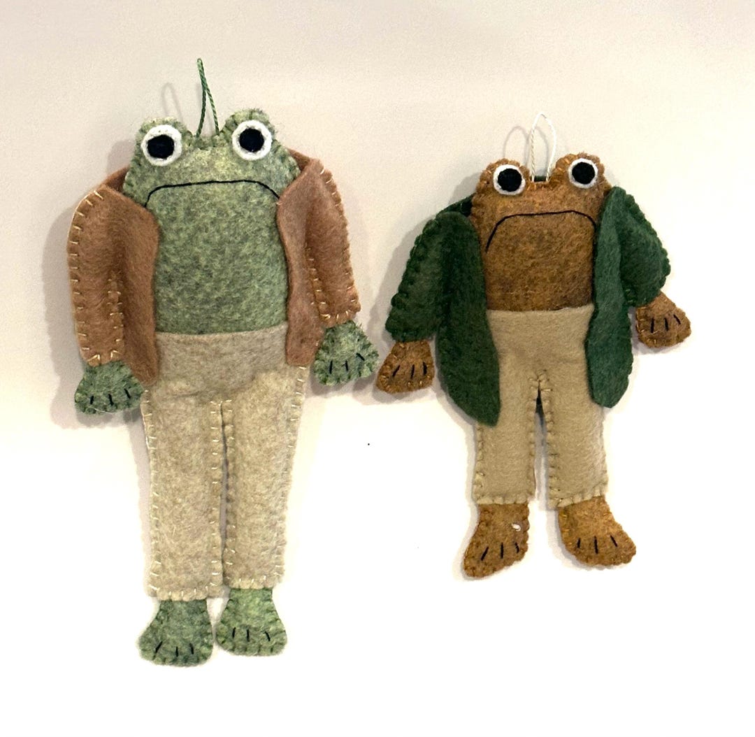 Frog and Toad Felt Guys - Etsy
