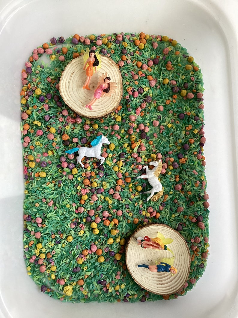 Fairy World Sensory Bin Gift Girl Boy Toddler Birthday Gift Imagination ...