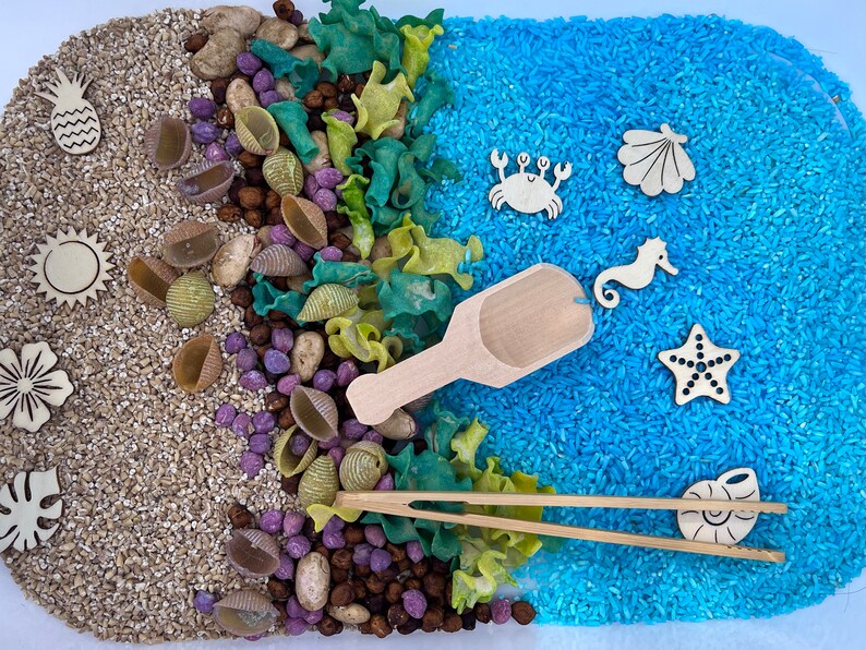 Sea Scape Sensory Bin Kit Preschool, Toddler Kinder Prek, Girl, Boy ...