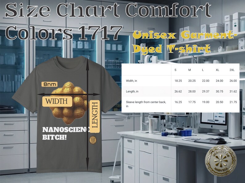 Nanotechnology Unisex Garment-dyed T-shirt Comfort Colors Nanoscience ...