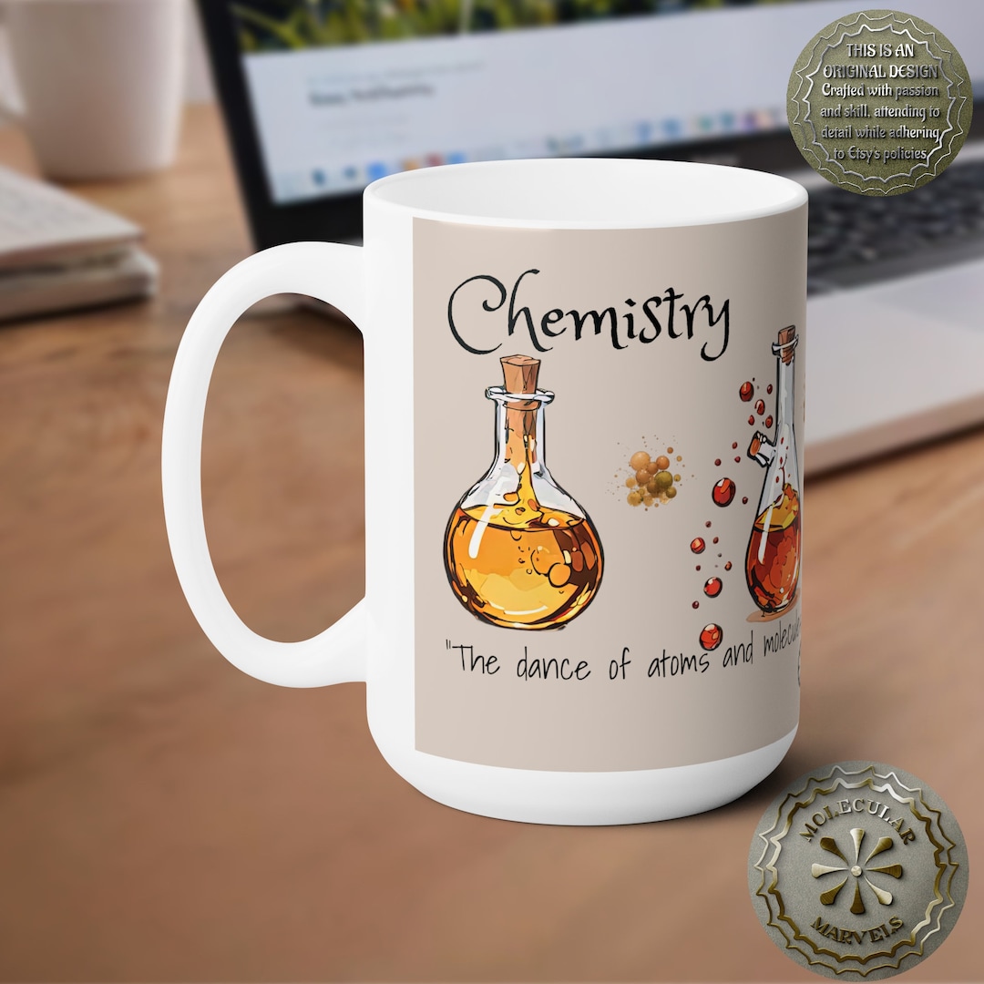 Chemistry Mug 4 Flask - Chemist Science Lover Gift - 15oz Mug ...