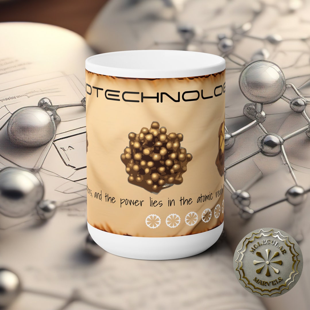 Nanoscience Ceramic Mug Nanotechnology Science Lover Gift 15oz Mug ...