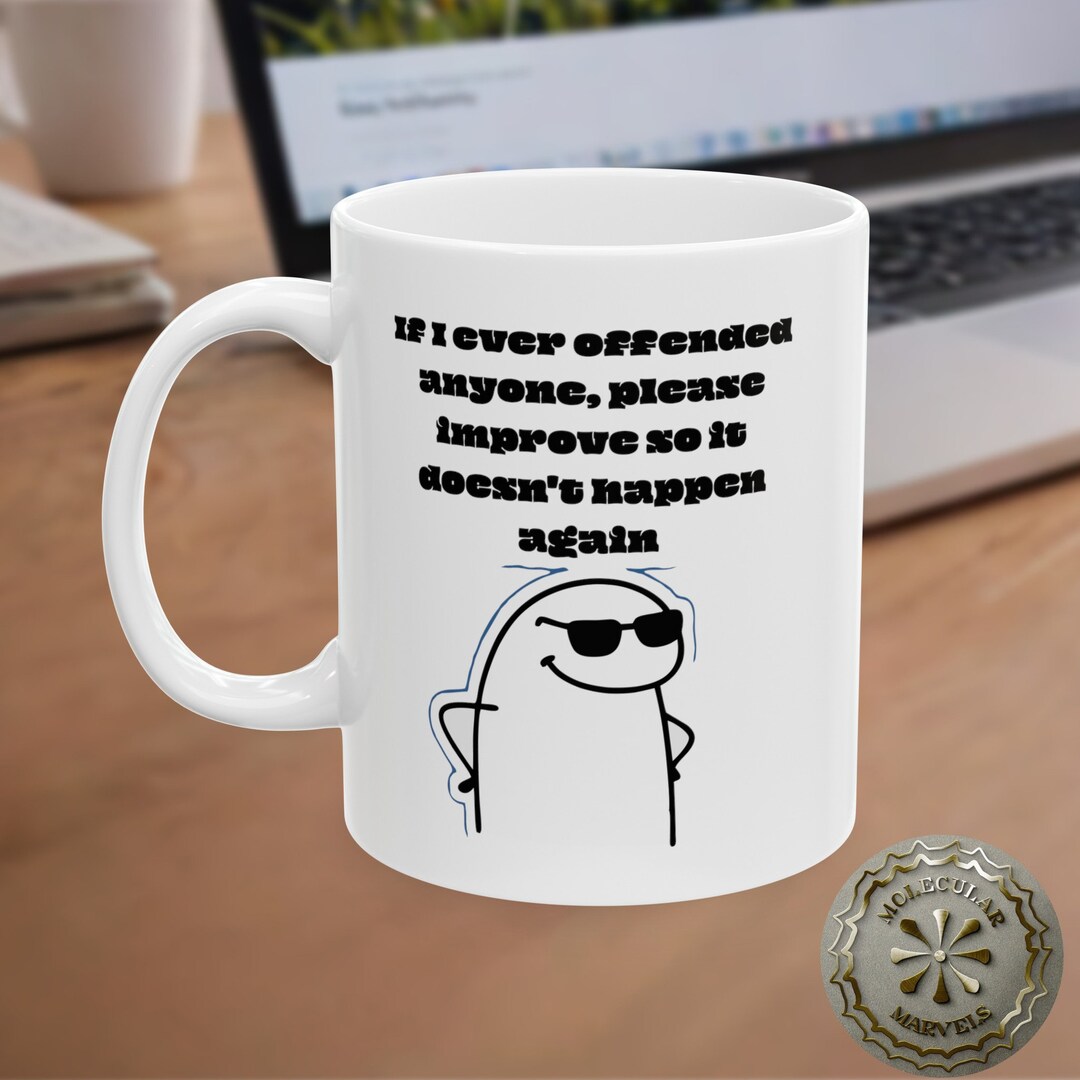 Funny Flork Meme Ceramic Coffee Mug, (11oz, 15oz) Sarcastic Gift for ...