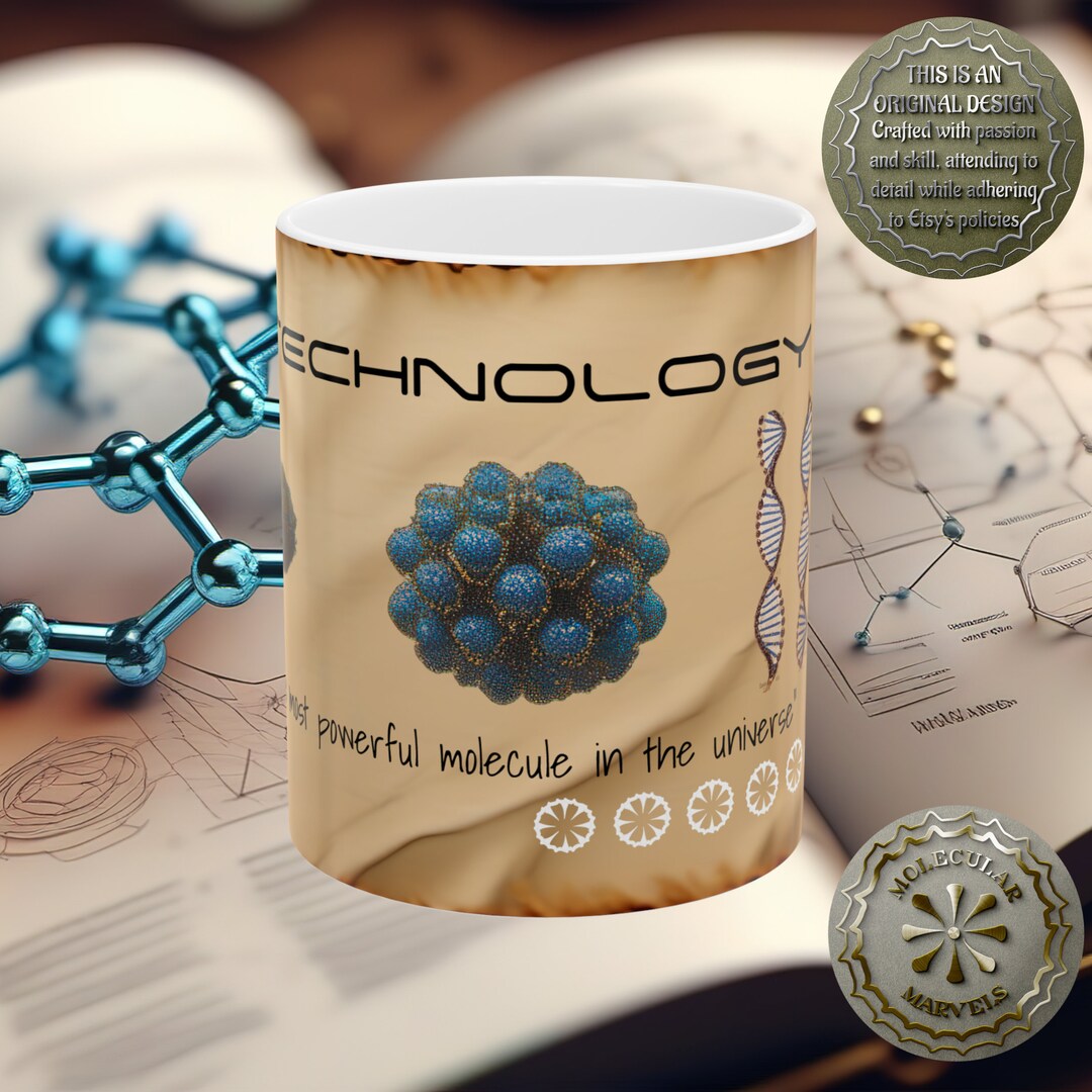 Biotechnology Mug Science Lover Gift 11oz Biotechnologist, DNA, Protein ...