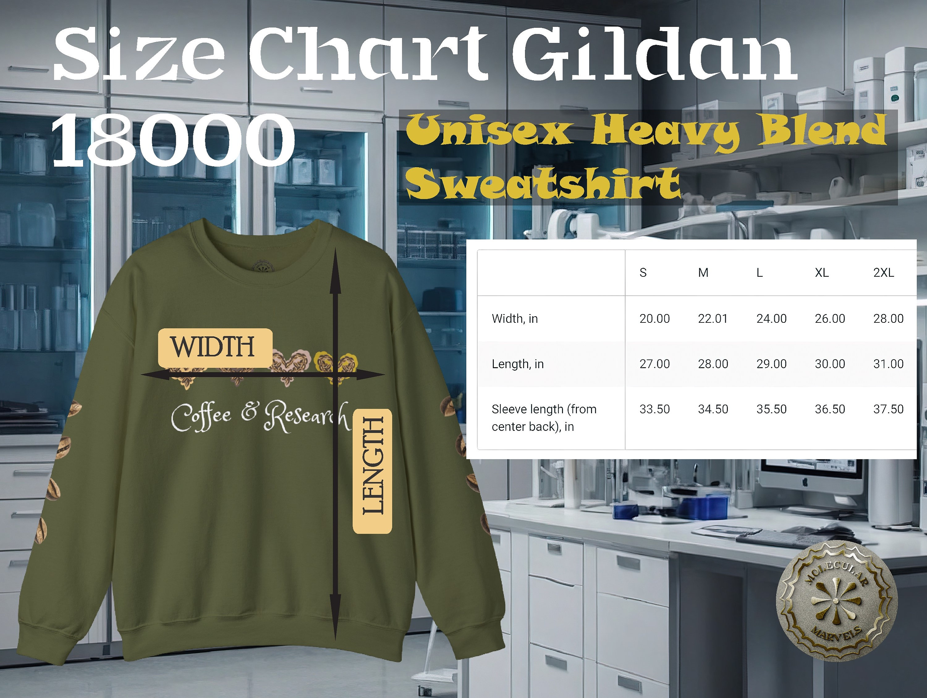 Chemistry Sweatshirt for Chemist and Science Lovers, Apparel for ...