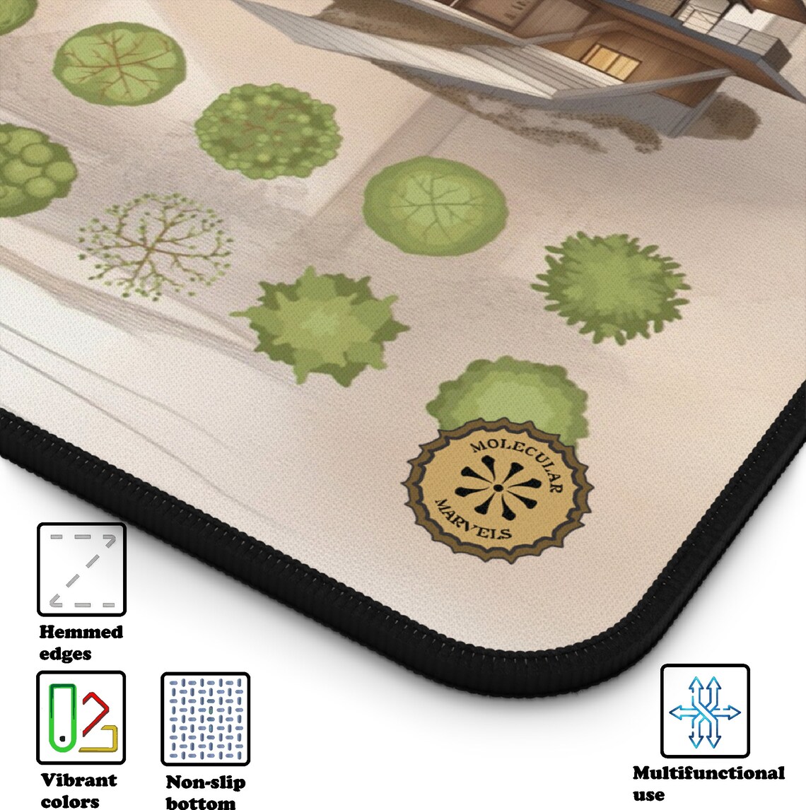 Architecture Desk Mat, Architectural Style Desk Mat Architecture Design ...