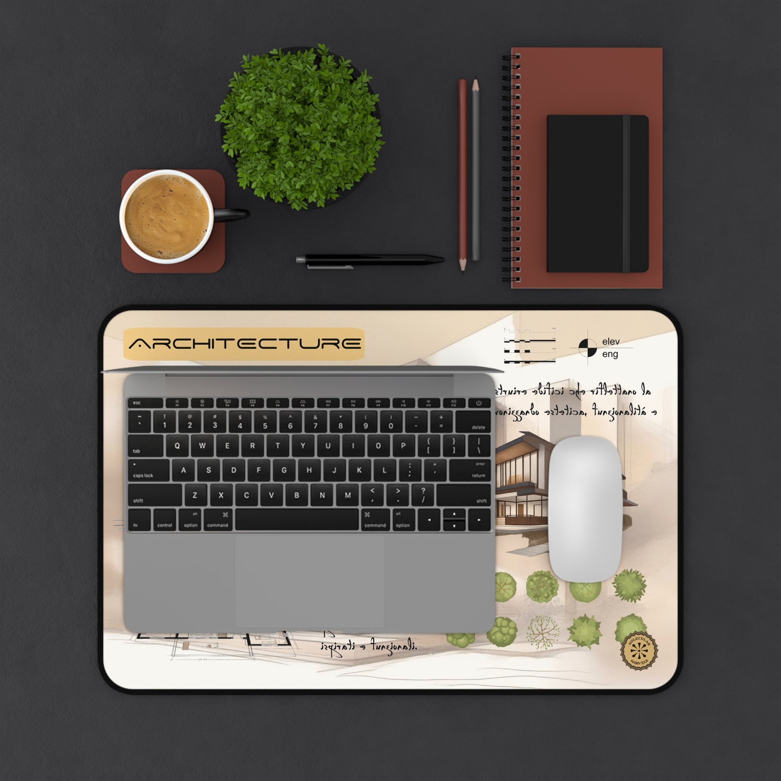 Architecture Desk Mat, Architectural Style Desk Mat- Architecture ...