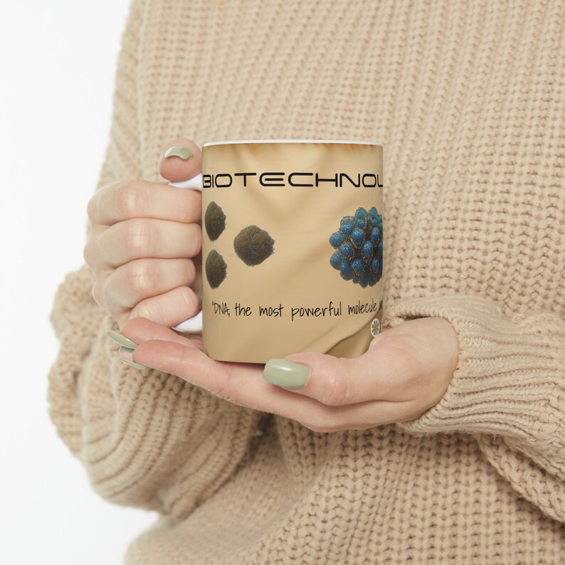 Biotechnology Mug Science Lover Gift 11oz Biotechnologist, DNA, Protein ...