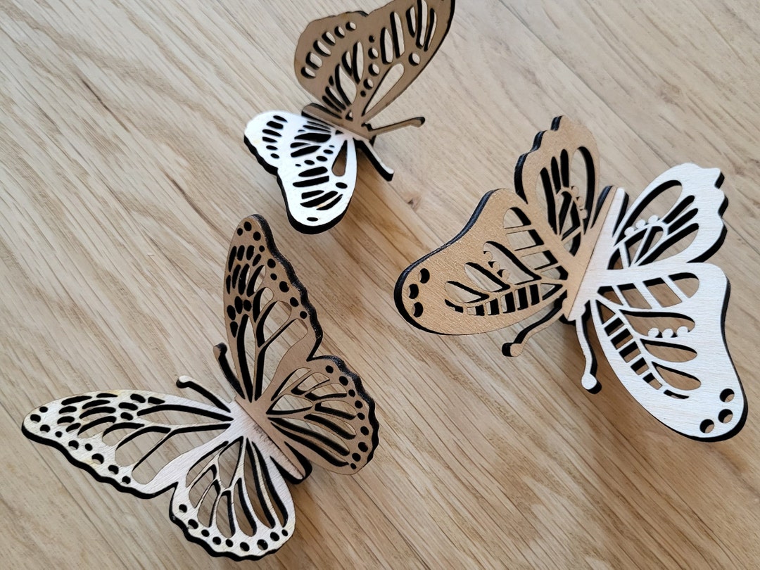 Butterfly Butterfly Lasercut File Laser Cut File Laser Engrave Laser ...