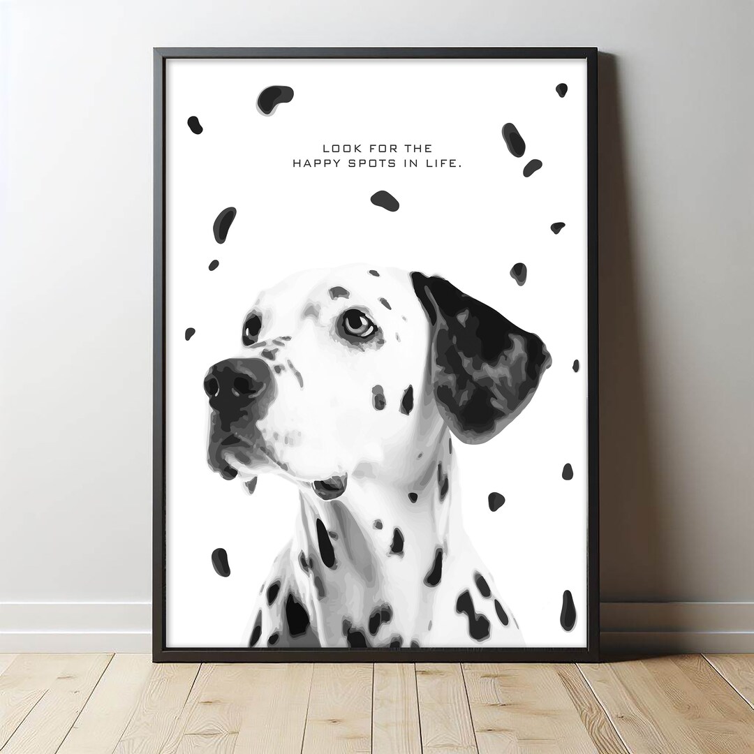 Poster Dalmatian Animal Pet Digital Download Art Picture Wall ...