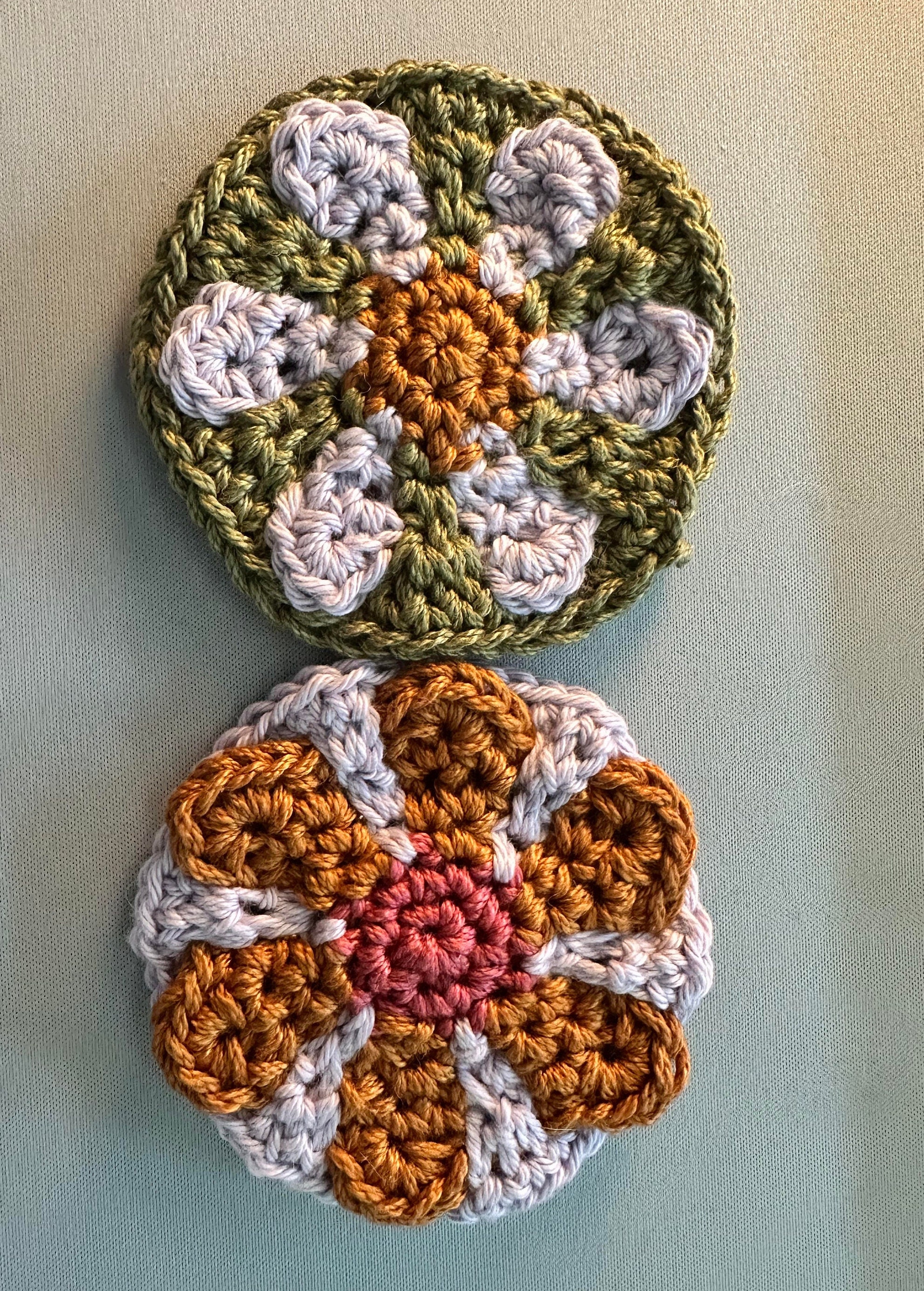 Crochet Pattern Retro Daisy Car Coaster - Etsy
