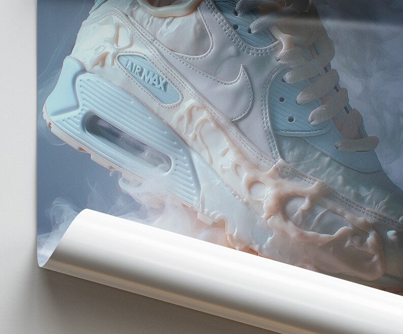 Melted Air Max - Nike - AI Art - Etsy