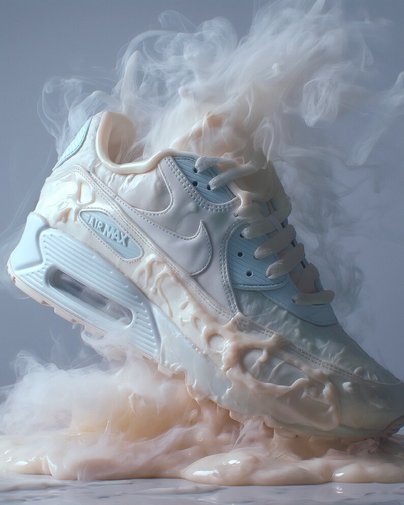 Melted Air Max - Nike - AI Art - Etsy
