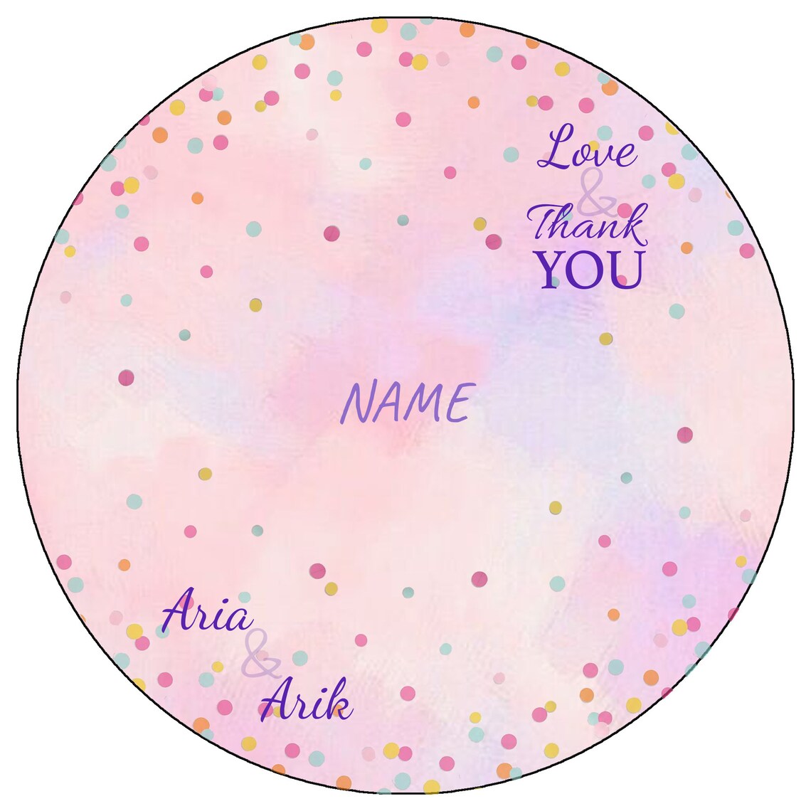 Customizable Printable Candy Theme Birthday Celebration Cards, Goodies ...