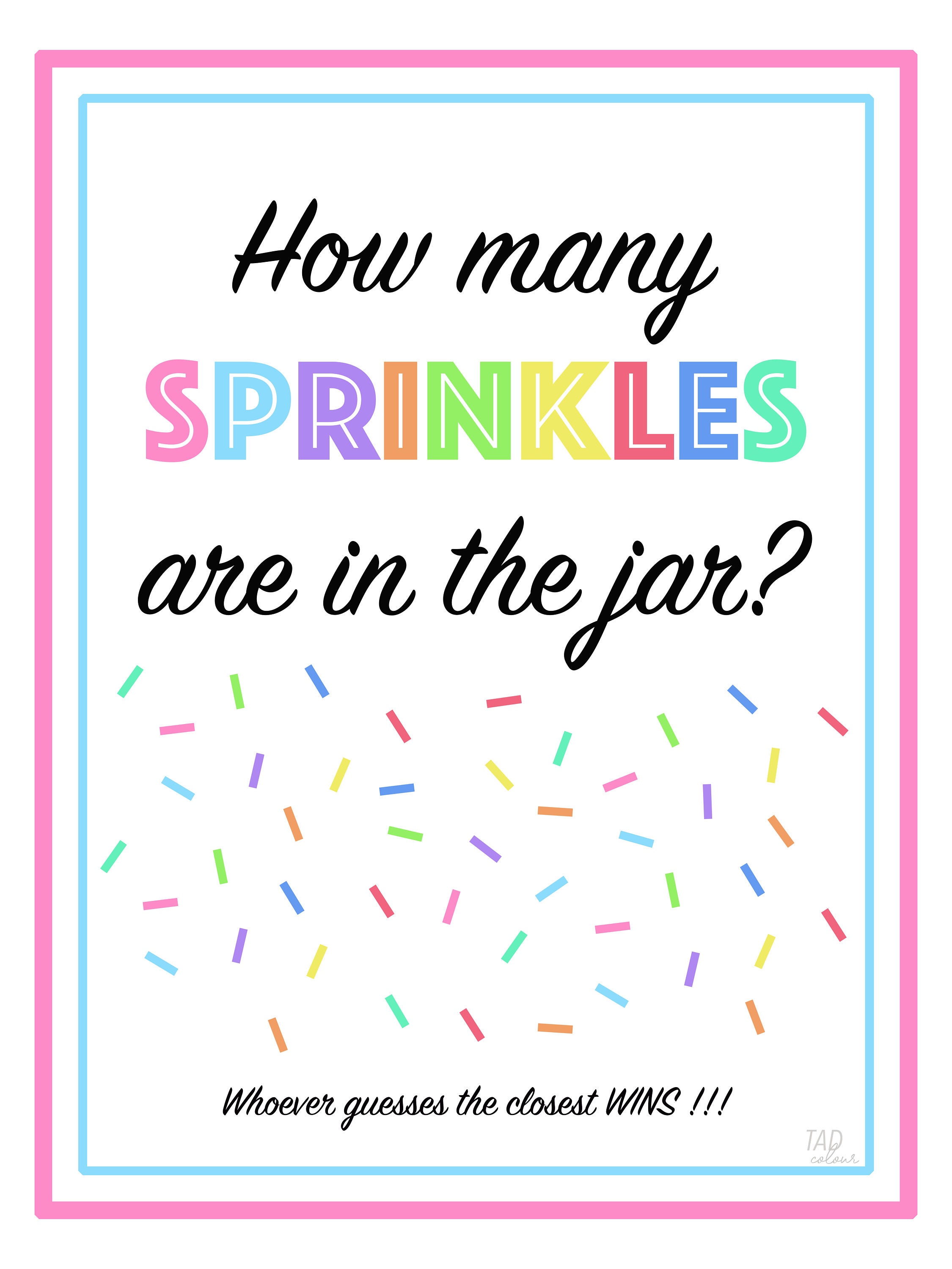 Customizable Printable Candy Theme Birthday Celebration Cards, Goodies ...