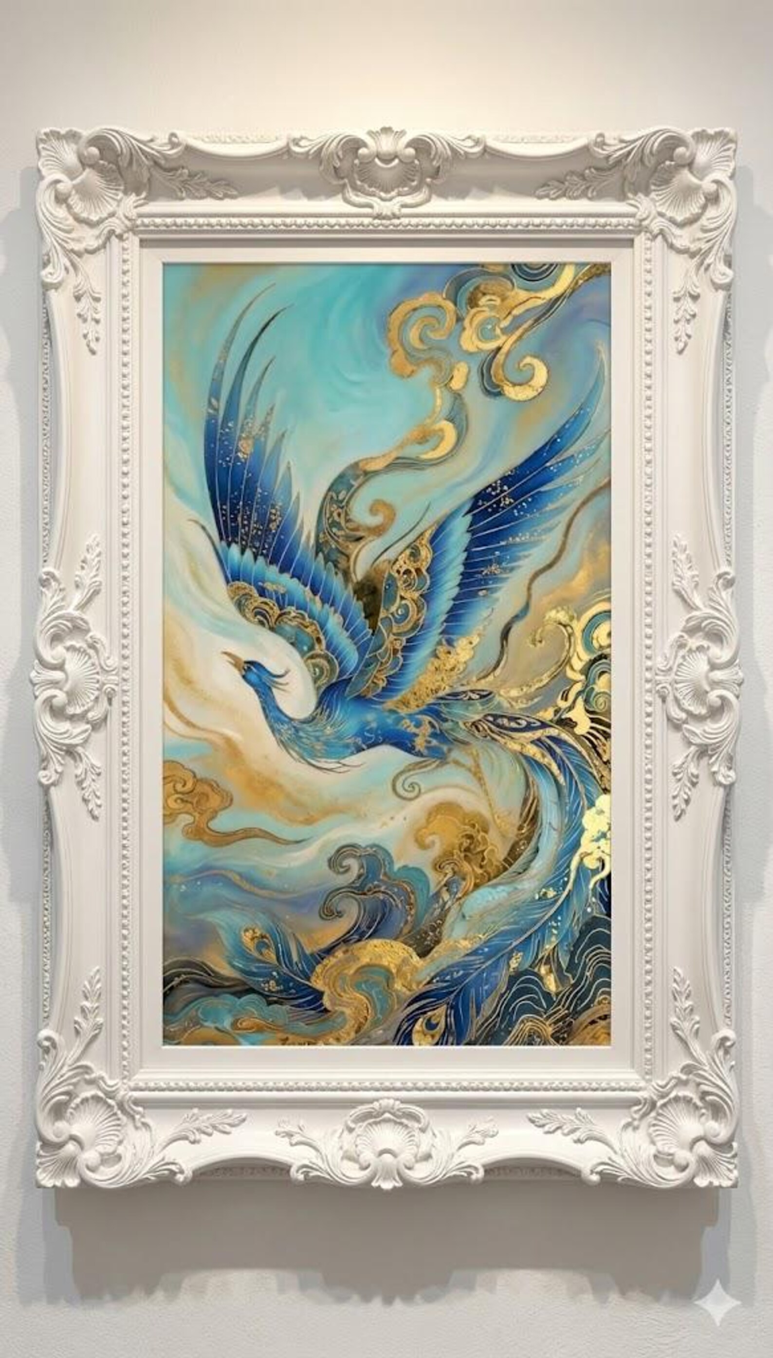 Feng Shui Phoenix Digital Wall Art - Etsy