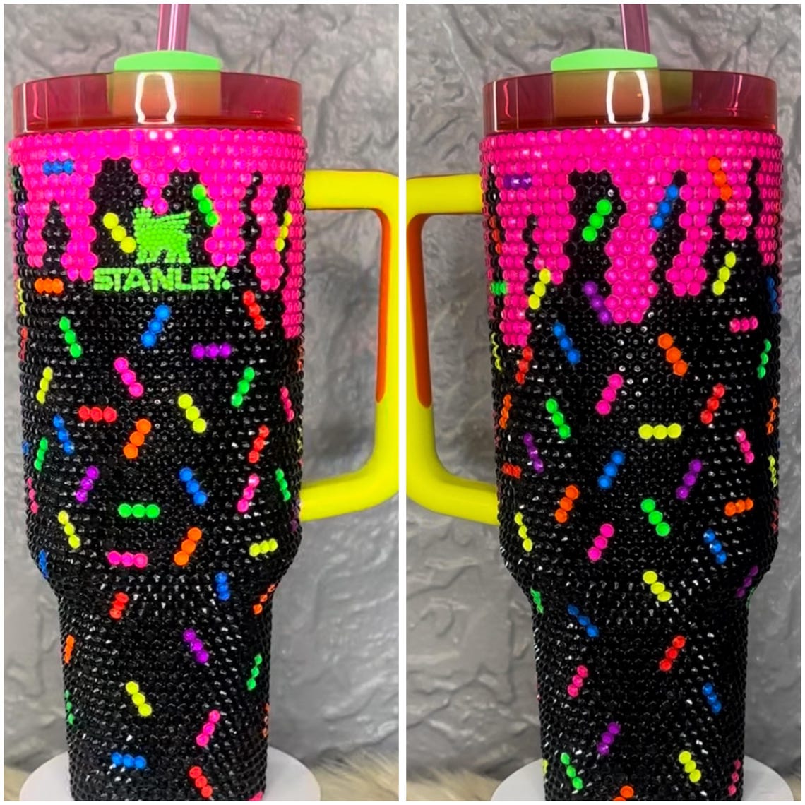 Custom Personalized Rhinestone Stanley Tumbler - Etsy