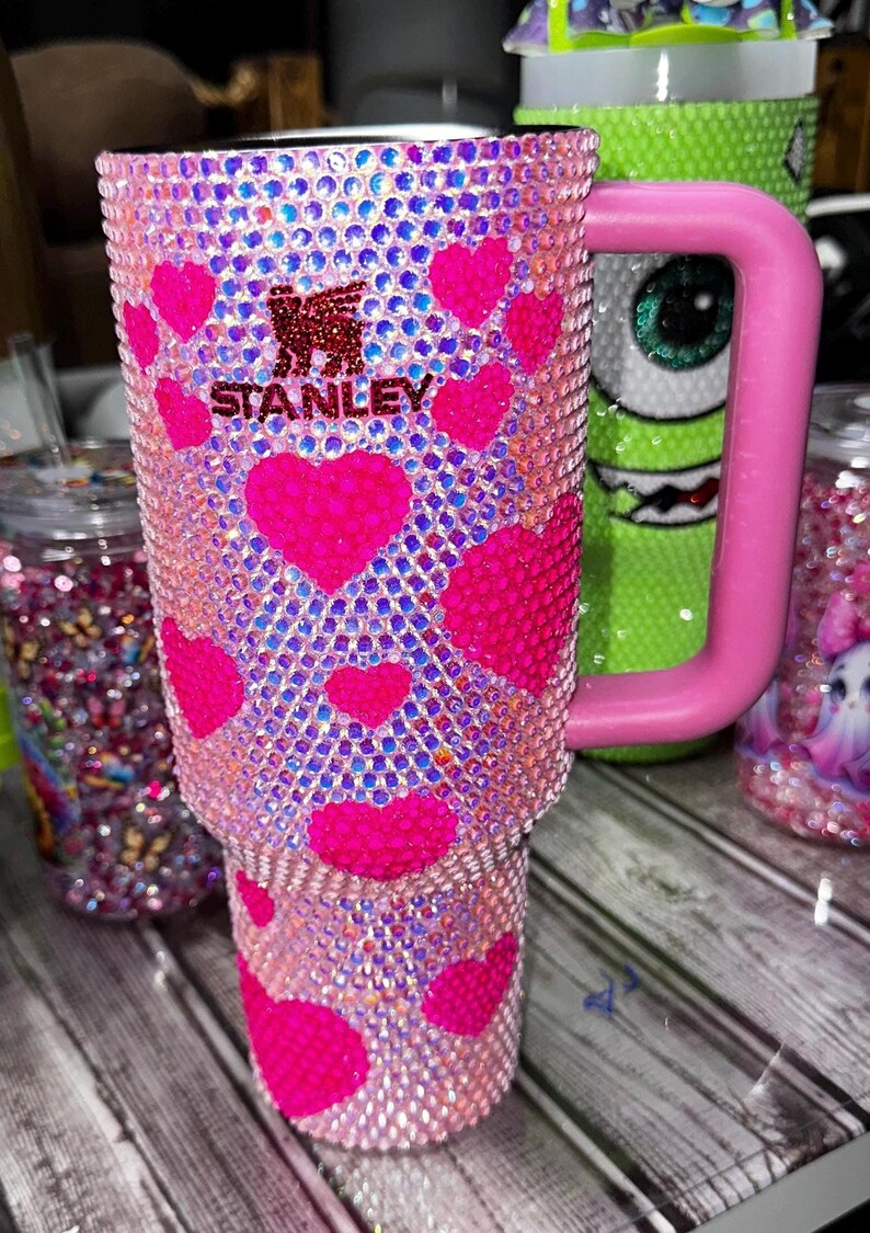 Custom Personalized Rhinestone Stanley Tumbler - Etsy