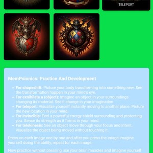 Mempsionics - Learn Psionic Memory to Teleport, Do Telekinesis ...