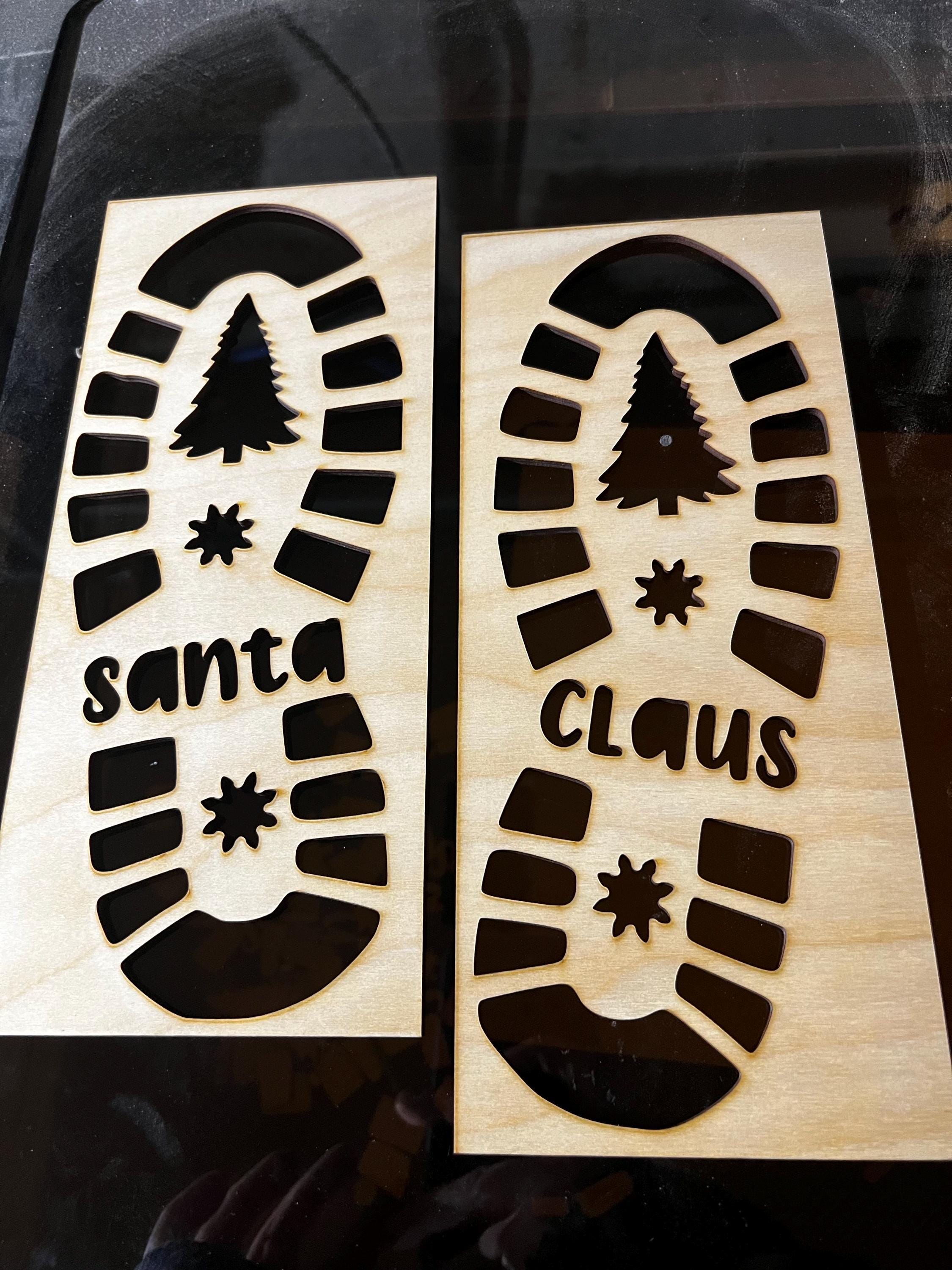 Santa Claus Boot Stencil - Etsy