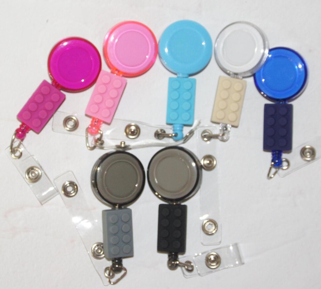Medical Personnel, Teacher, Robotics, LEGO Badge Reel - Etsy