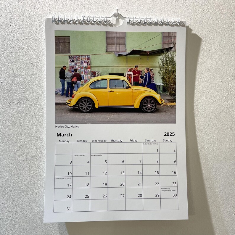 Beetle Cars of Mexico Calendar 2025 - Etsy