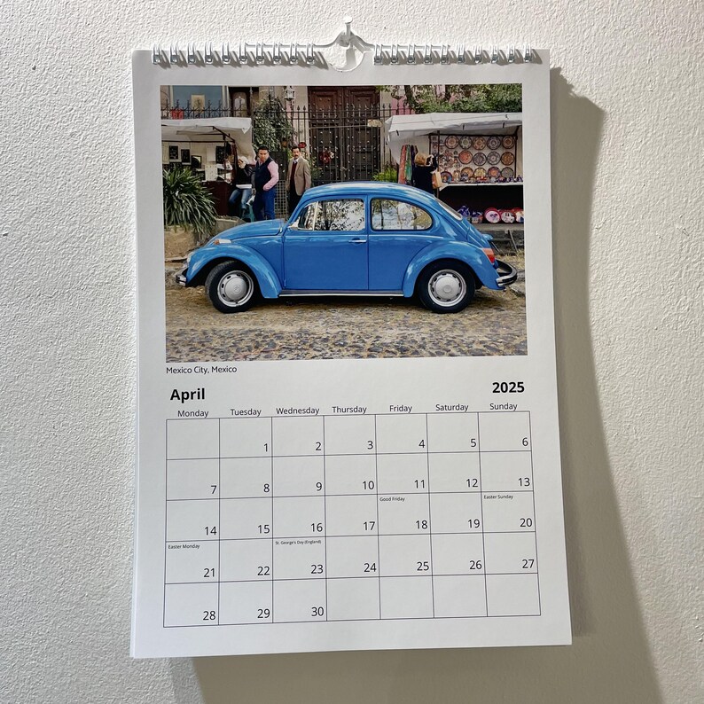 Beetle Cars of Mexico Calendar 2025 - Etsy