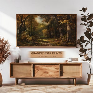 Forest Frame Tv Art Deep Forest Path Landscape Digital Download Home
