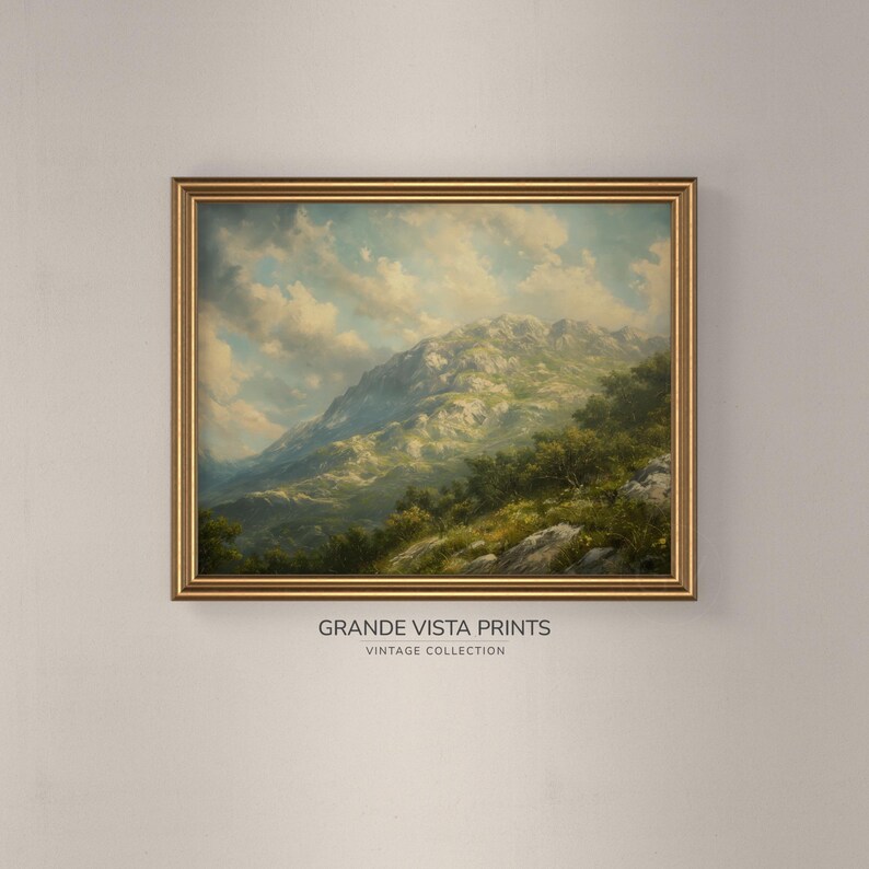 Mountain Scenery Printable Wall Art | Printable Mountain Landscape ...