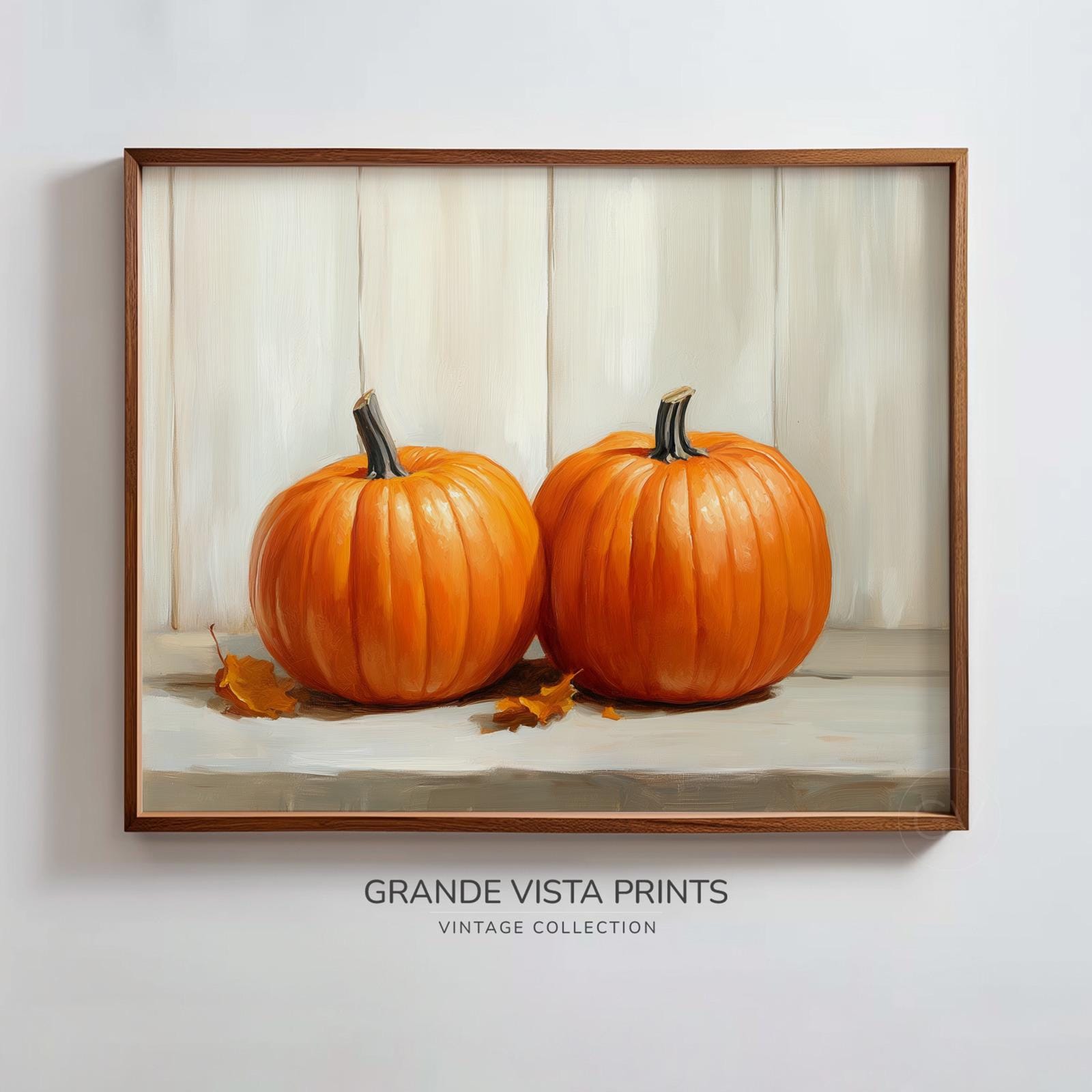 Printable Autumn Pumpkins Still Life Artwork Fall Still Life Artwork ...