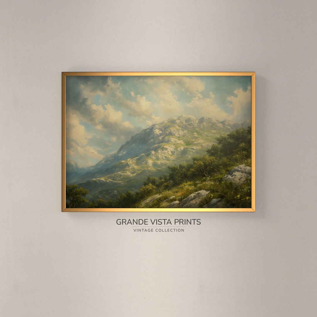 Mountain Scenery Printable Wall Art | Printable Mountain Landscape ...
