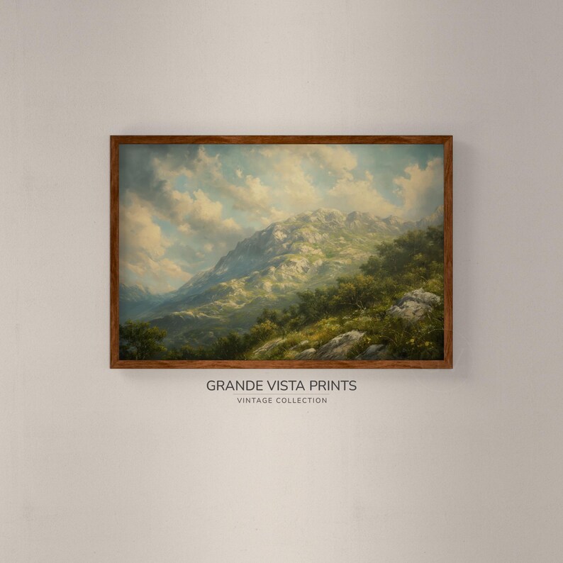 Mountain Scenery Printable Wall Art | Printable Mountain Landscape ...