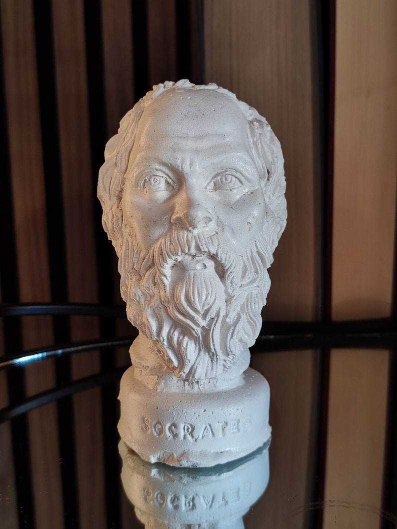 Socrates Bust Sculpture - Etsy