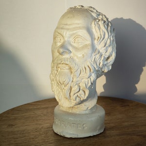 Socrates Bust Sculpture - Etsy