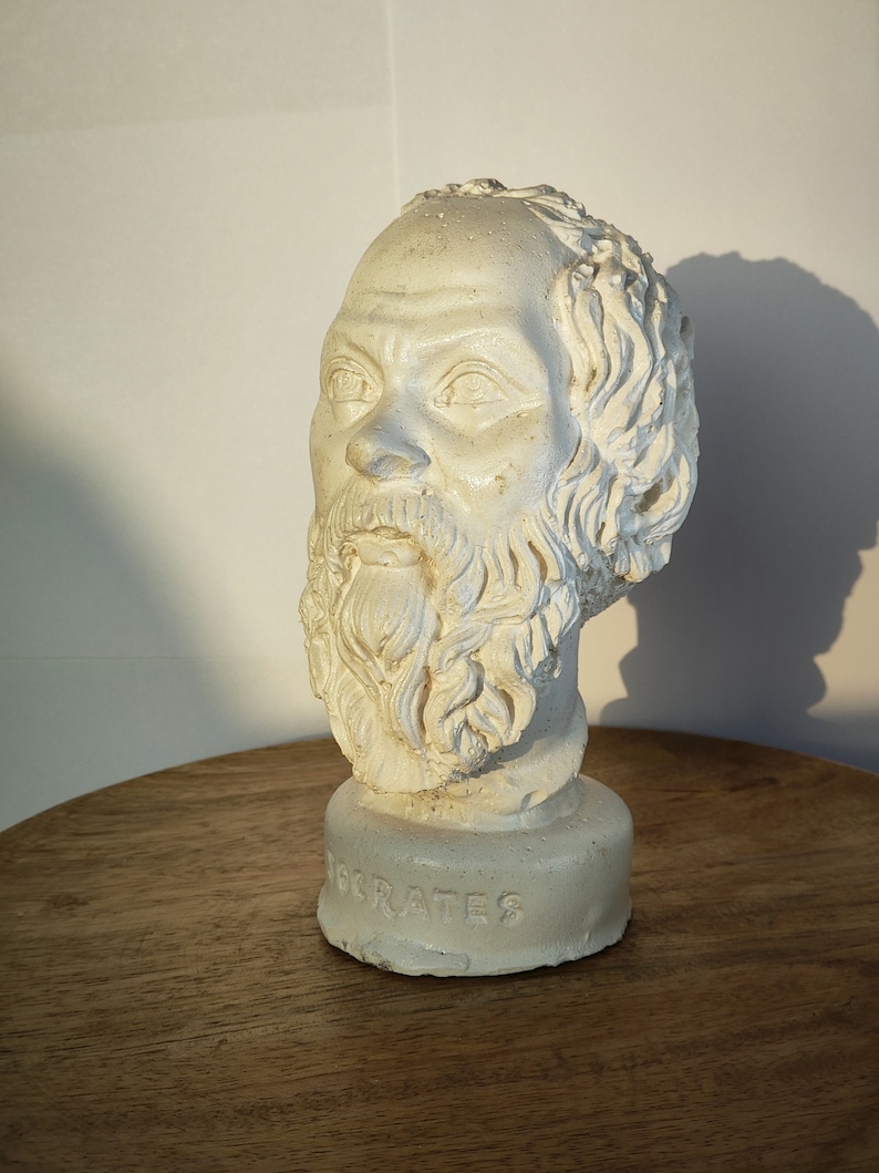 Socrates Bust Sculpture - Etsy