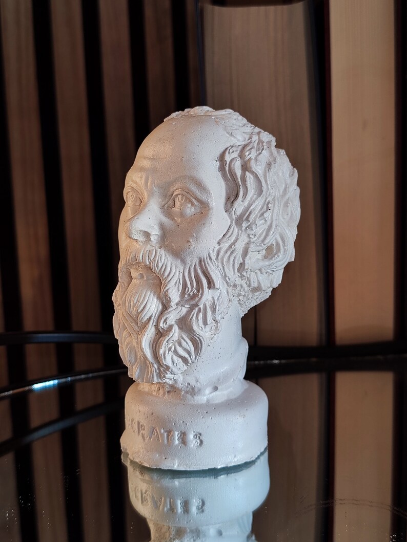 Socrates Bust Sculpture - Etsy
