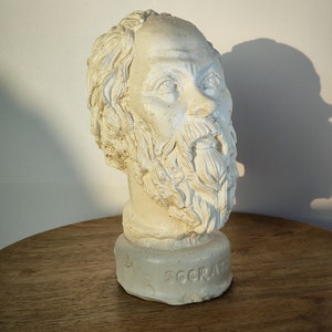 Socrates Bust Sculpture - Etsy