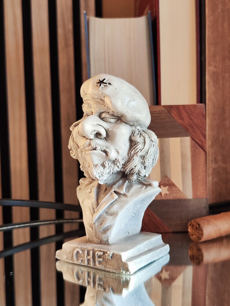 Che Guevara caricature Bust Sculpture - Etsy