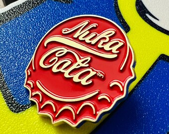Nuka Cola Cap Pin 1.25 Inch Cosplay - Etsy