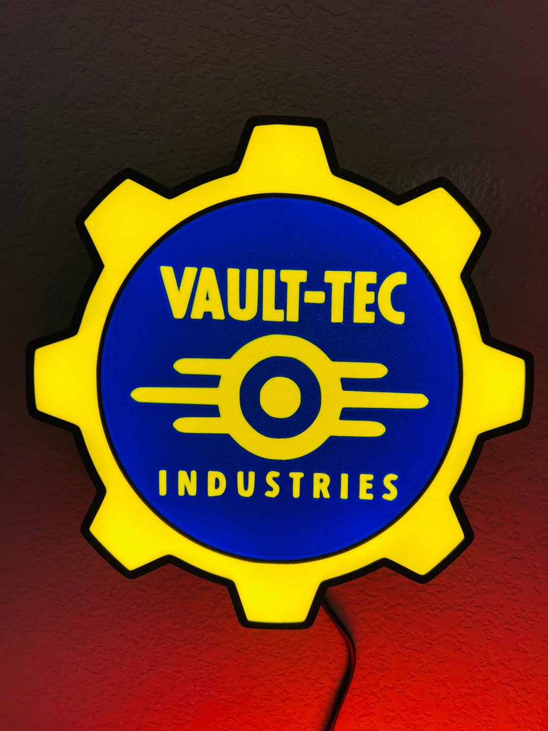 Fallout Inspired Vault-tec Industries LED Sign - Etsy