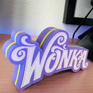 Willy Wonka Inspired Mini Desk Sign - Etsy