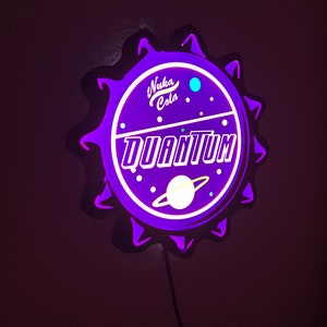 Fallout Nuka Cola Quantum LED Sign - Etsy