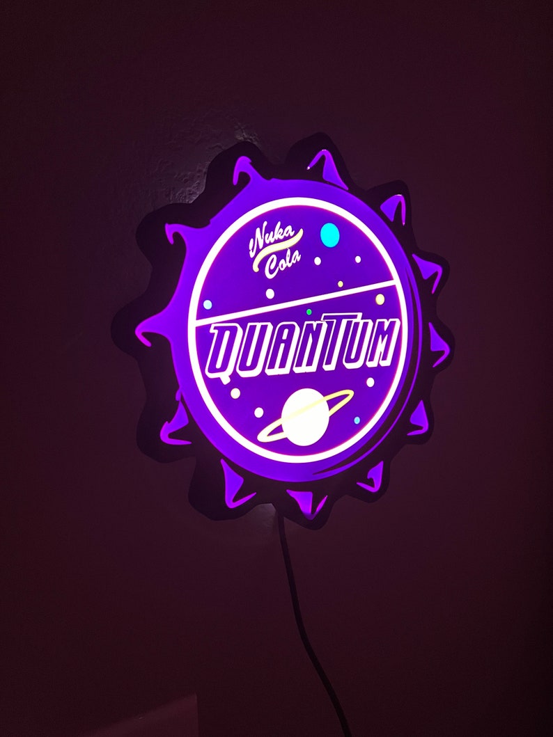 Fallout Nuka Cola Quantum LED Sign - Etsy