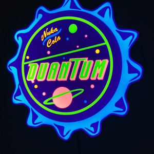 Fallout Inspired Nuka Cola Blue/purple Quantum LED Sign - Etsy