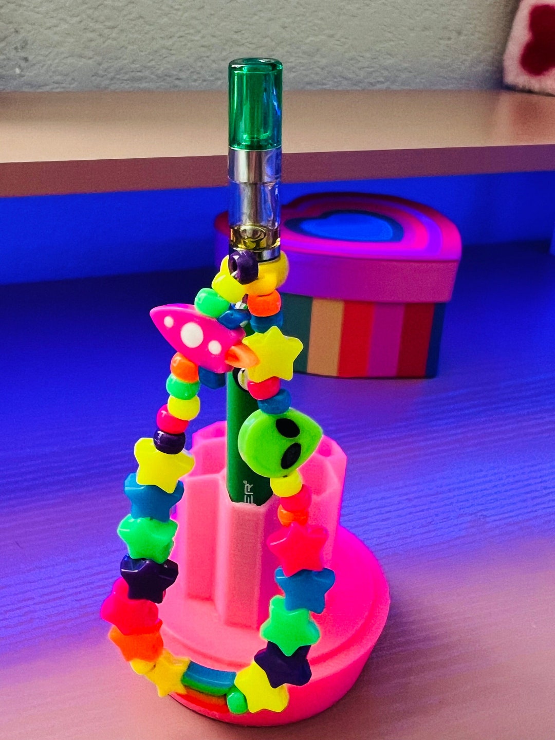 Nebula Rainbow Alien Vape Charm - Etsy