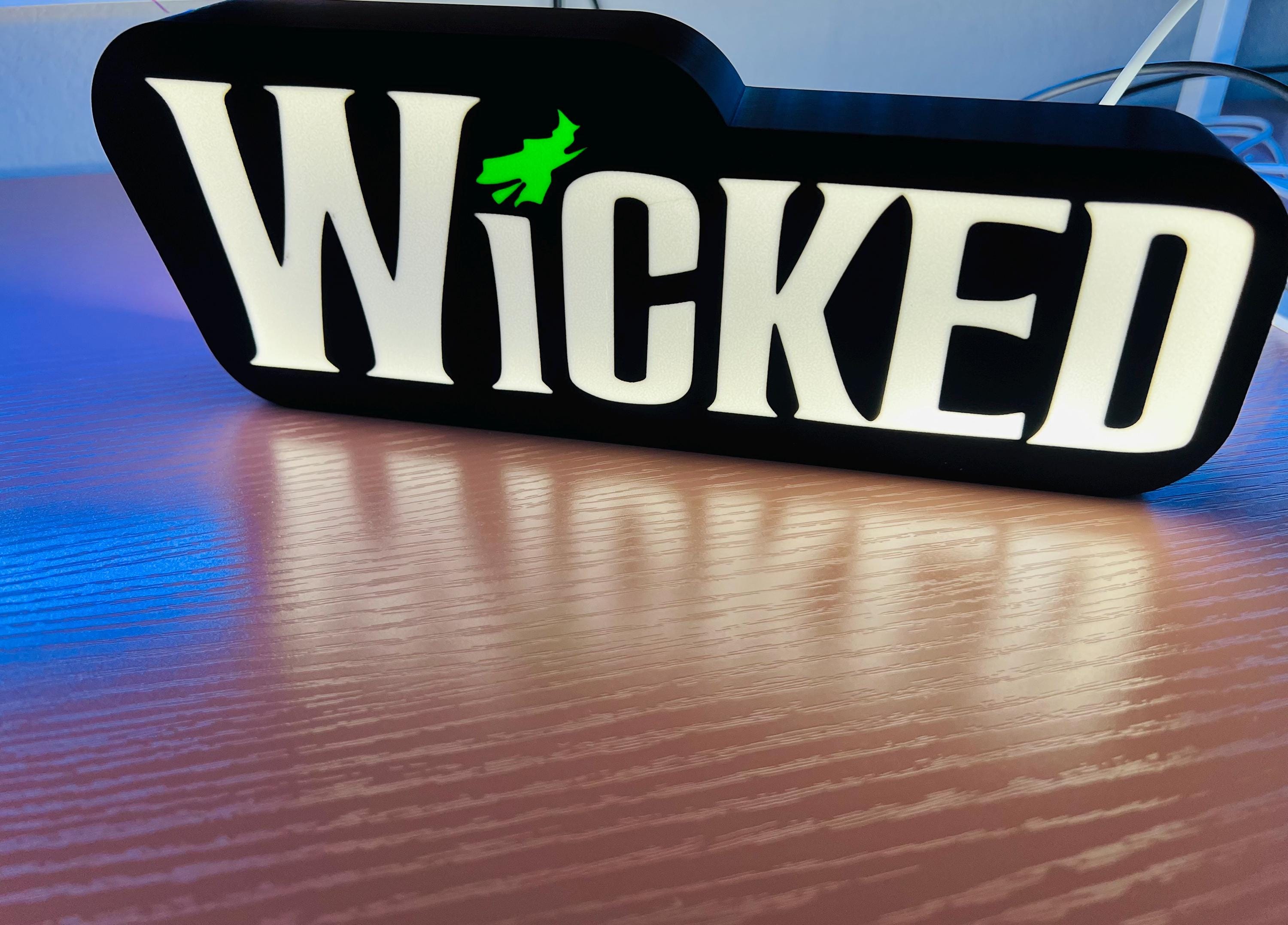 Wicked Inspired LED Sign - Etsy