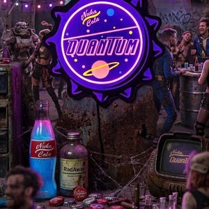 Fallout Inspired Nuka Cola Purple/black Quantum LED Sign - Etsy