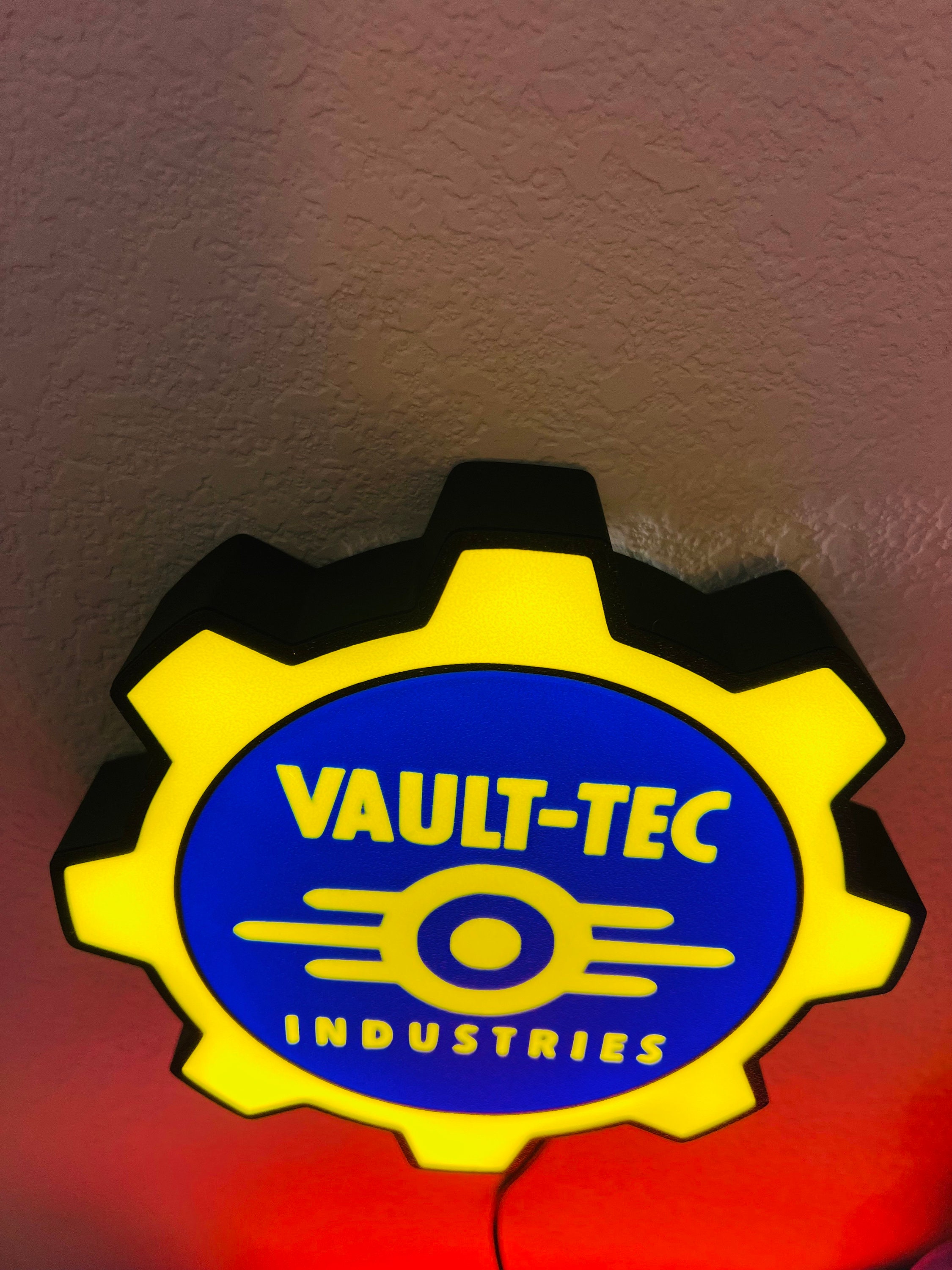 Fallout Inspired Vault-tec Industries LED Sign - Etsy